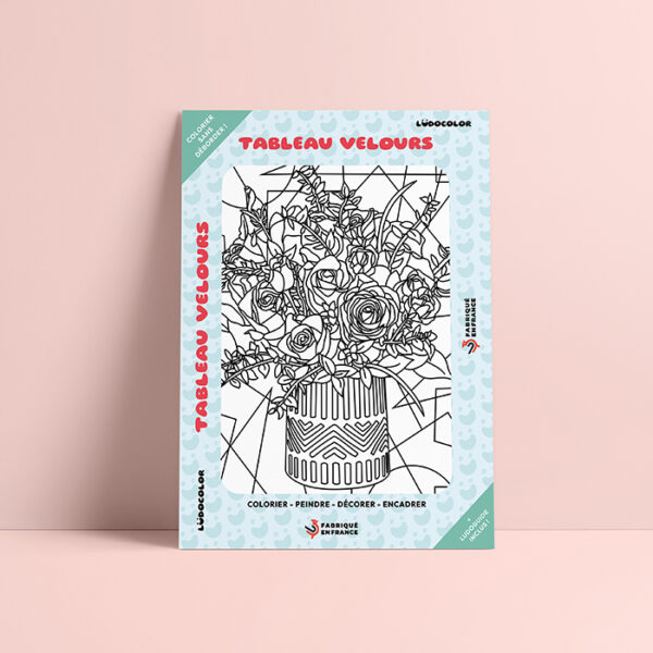 Le bouquet de roses | Coloriage velours Ludocolor 🌈